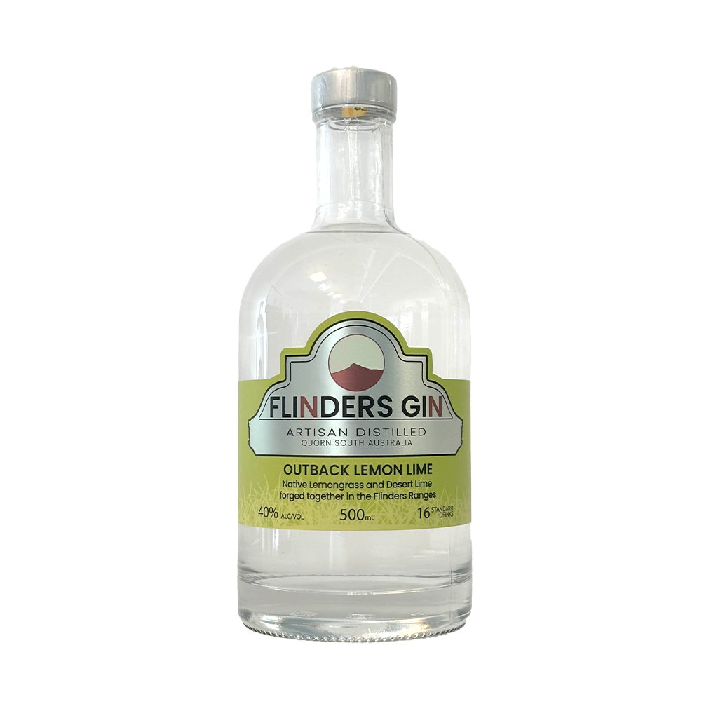 Outback Lemon Lime Gin [500mL] | Flinders Gin